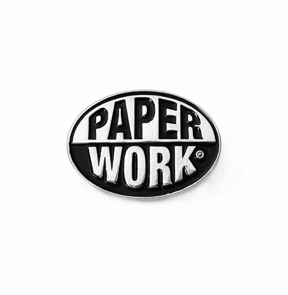 Paper Work – Global Enamel Pin - Artillery Worldwide